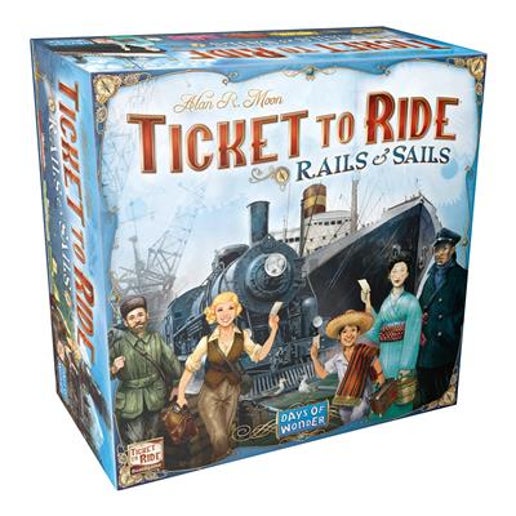 Ticket to Ride : Rails and Sails | Slice and Dice Game Cafe